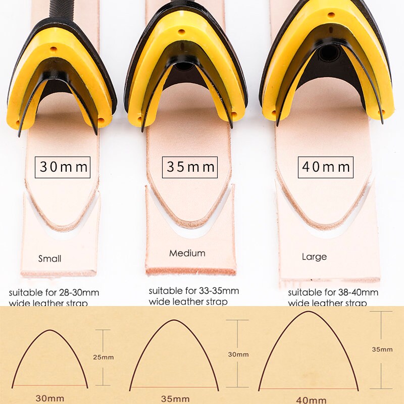 V-shaped Corner Punch Edge Leather Leathercraft Strap Sharp - Etsy