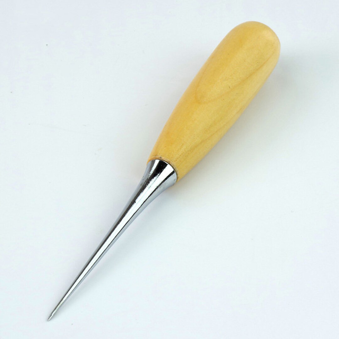 Leathercraft Wooden Awl Stitching Sewing Punching Hole Hollow ...