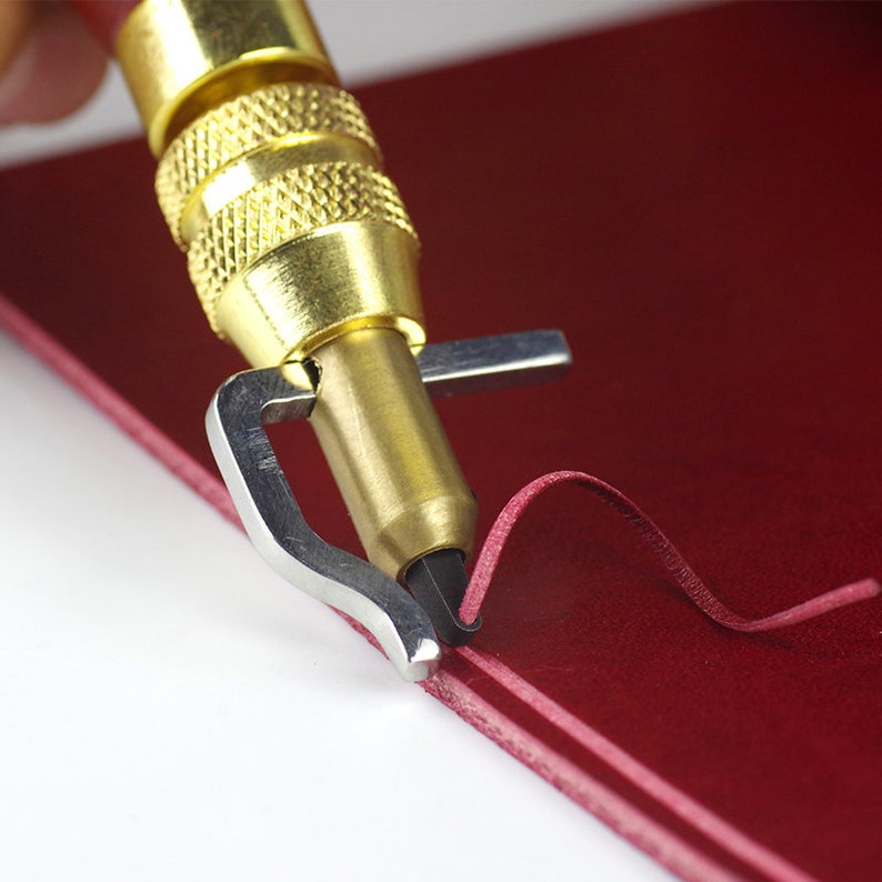 Leathercraft Adjustable Leather Edge Stitching Groover Creaser - Etsy