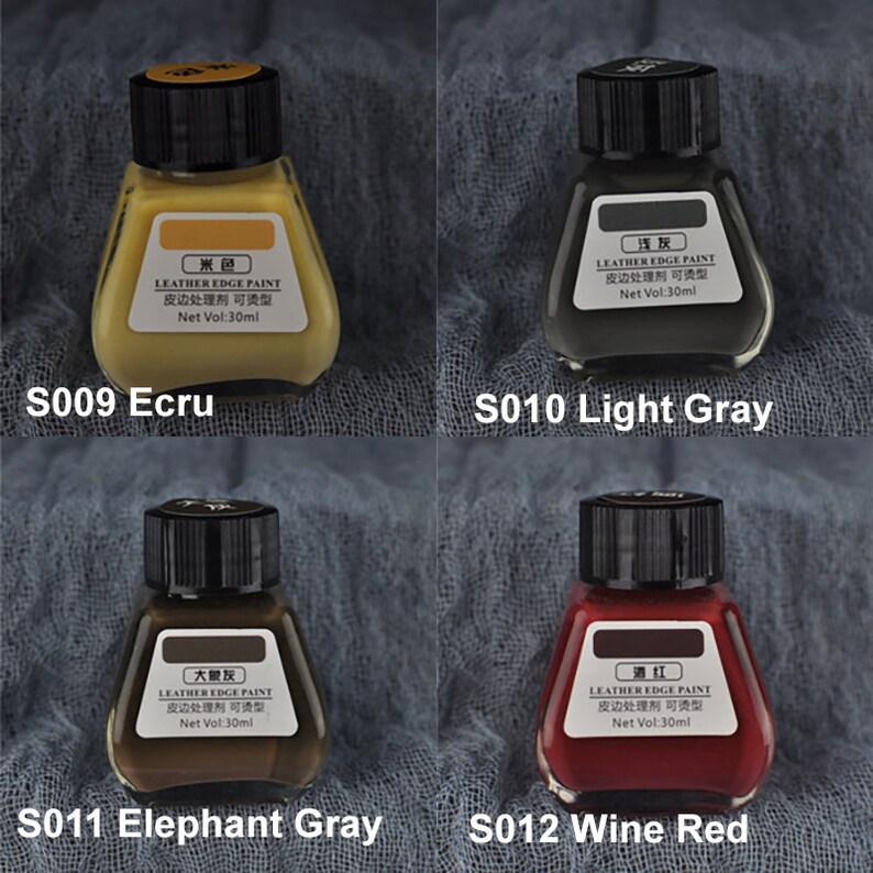30ml Edge Oil Painting Paint Dye DIY Colorful Handmade Leather - Etsy