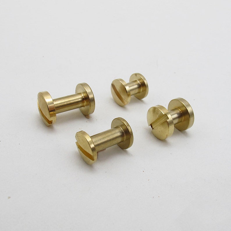 SEIWA 9mm/10mm Solid Brass Screw Snaps Rivet Hardware - Etsy