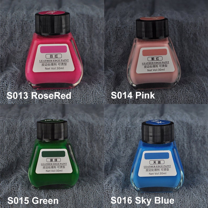 30ml Edge Oil Painting Paint Dye DIY Colorful Handmade Leather - Etsy