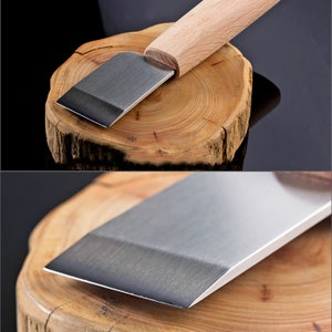 WUTA Skiving Knife Flat or Slanted Blade Cutting Edge Cutter Skiver ...