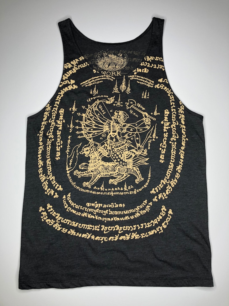 Thai Sak Yant Hanuman monkey God Tattoo Tank Top - Etsy Canada