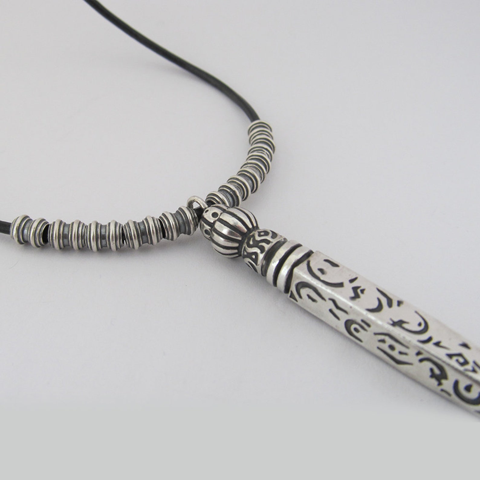 Amenadiel Key Pendant Solid Sterling Silver Replica Angel - Etsy