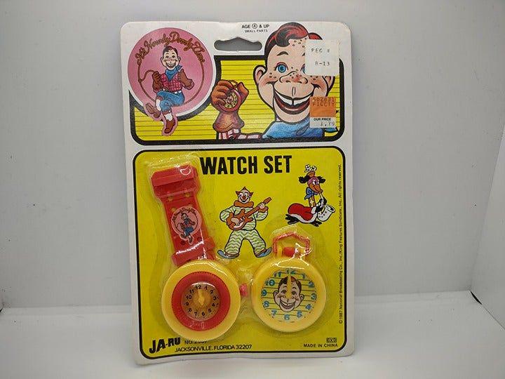 Howdy Doody Watch Set Original Package National Broadcasting Co 1987 ...