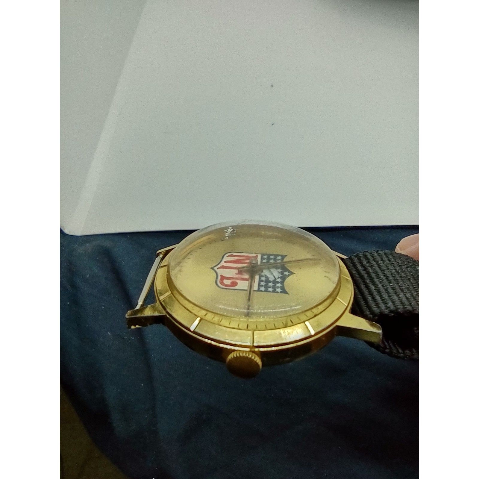 NFL Football Logo Vintage Manual Wind Watch Swiss Made - Lafayette ...