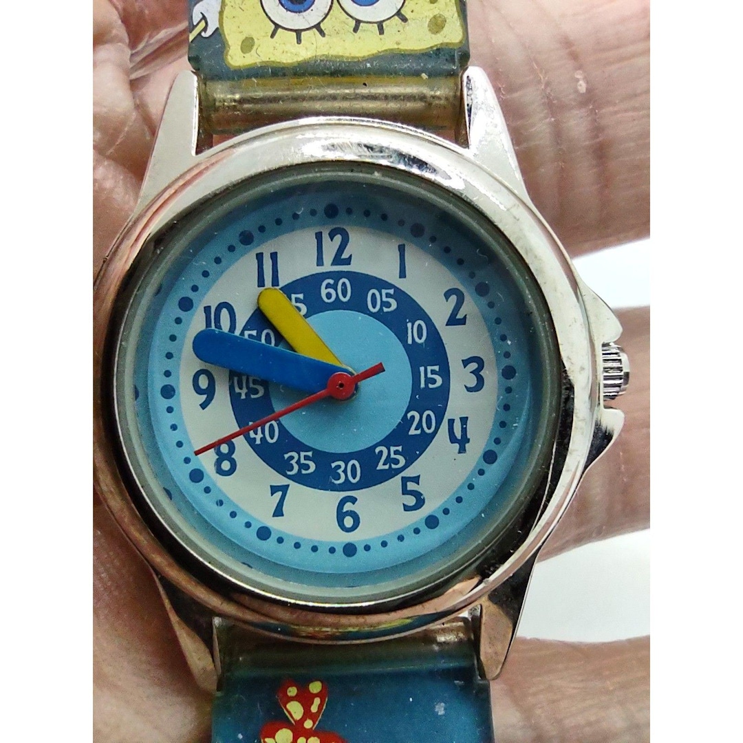 Sponge Bob Squarepants Ladies Watch 2005 Viacom SBP260 FSC#3001371 - Etsy