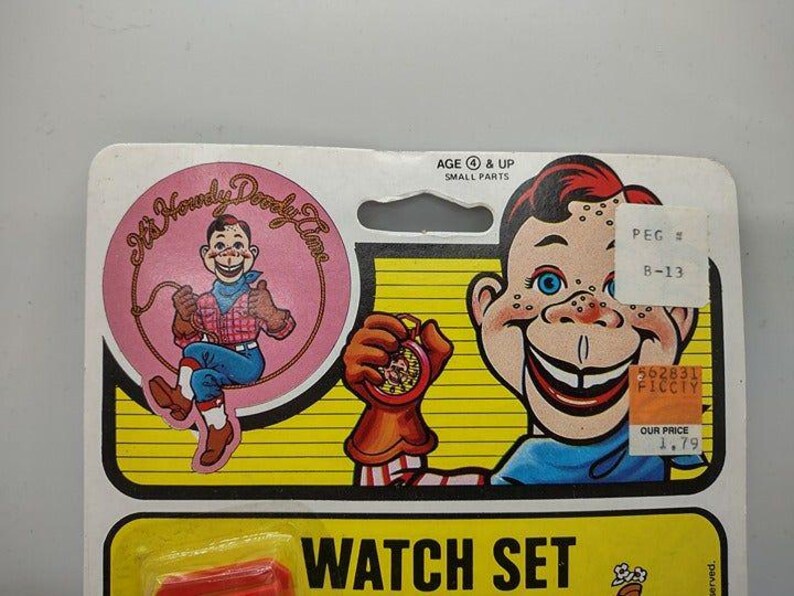 Howdy Doody Watch Set Original Package National Broadcasting Co 1987 ...