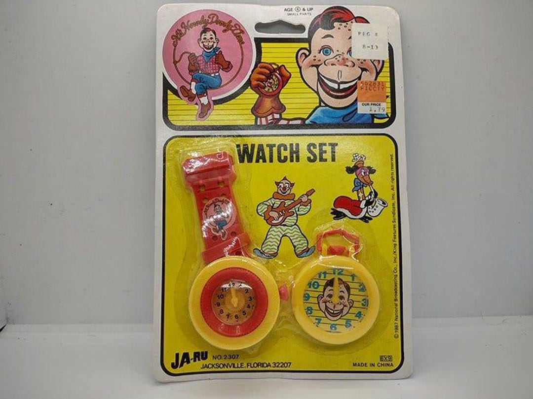 Howdy Doody Watch Set Original Package National Broadcasting Co 1987 ...
