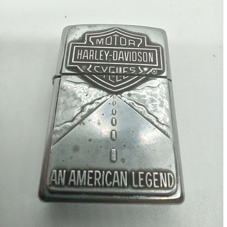 Harley-davidson Motorcycles an American Legend Vintage Zippo Lighter - Etsy
