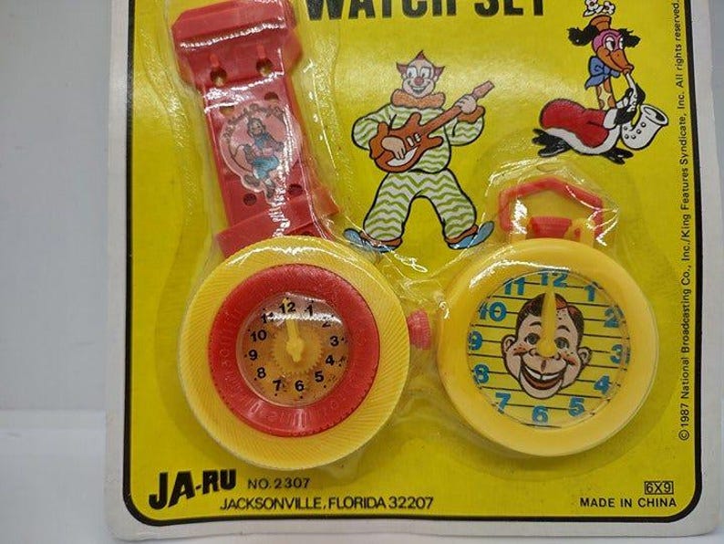 Howdy Doody Watch Set Original Package National Broadcasting Co 1987 ...