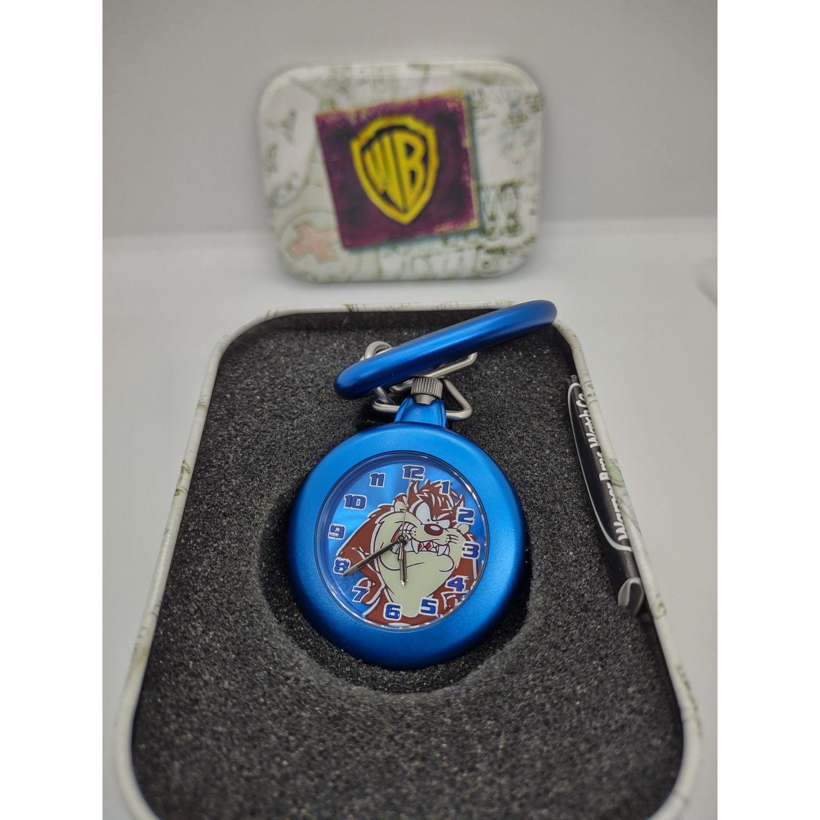 Taz Blue Face Pocket Watch the Warner Bros. Collection by Fossil ...