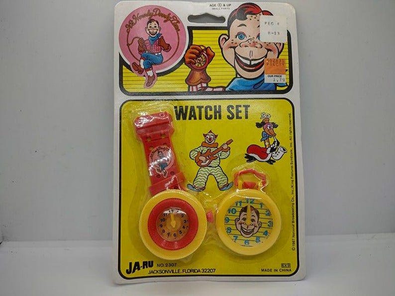 Howdy Doody Watch Set Original Package National Broadcasting Co 1987 ...