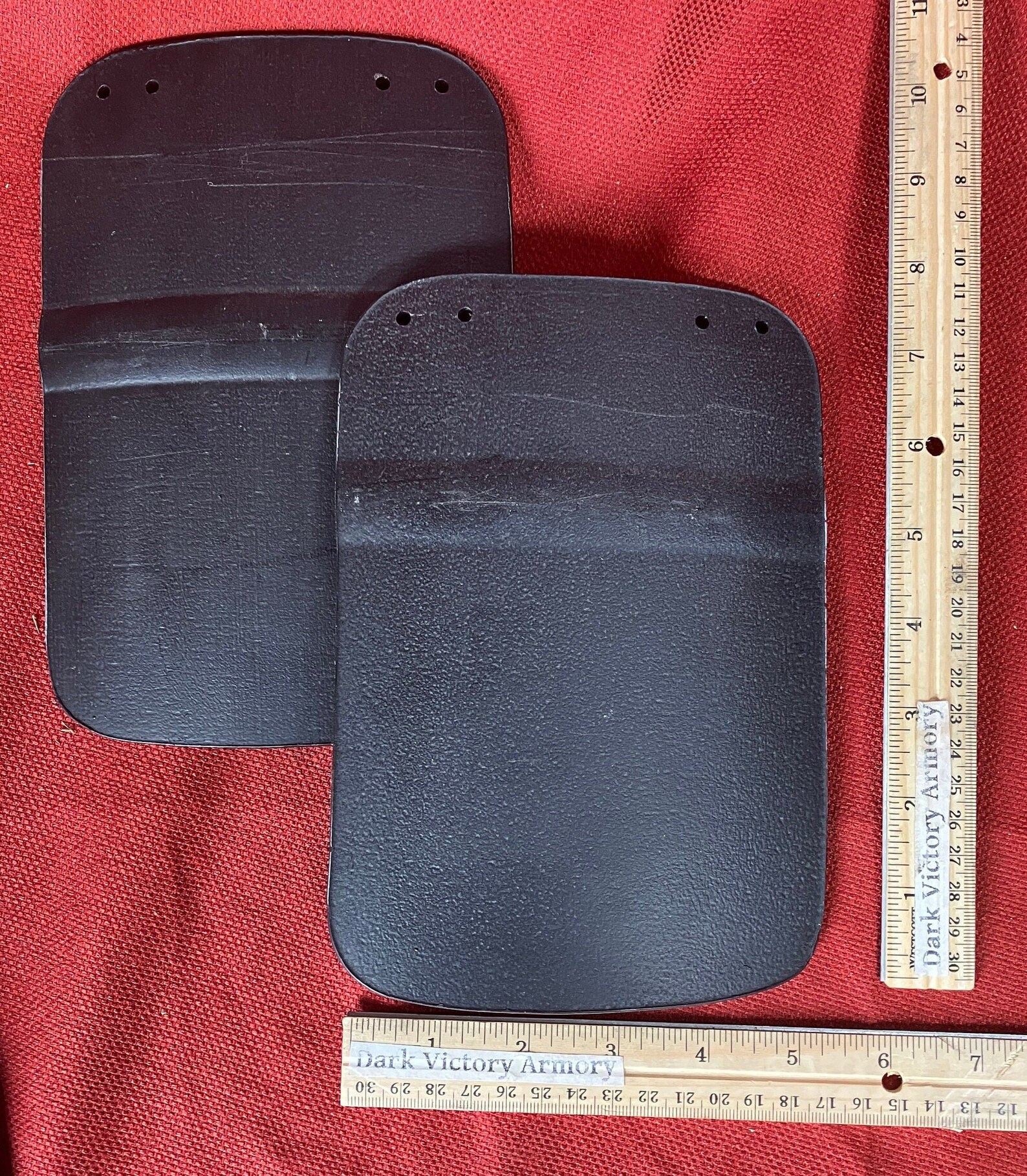 HDPE Medieval Armor Accessory Plates by Dark Victory Armory - SCA Legal ...