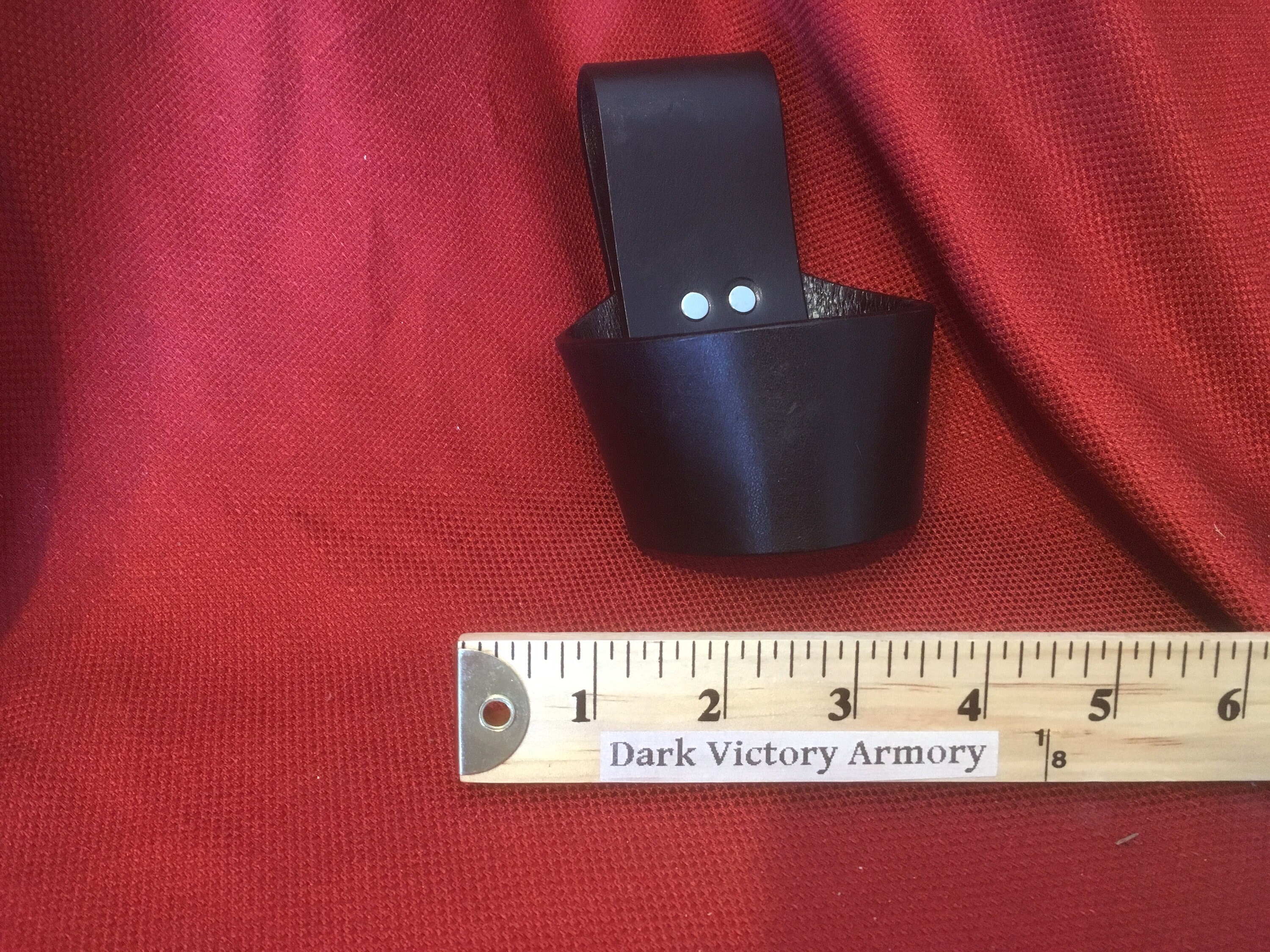 2" Wide Black Leather Weapon Hanger/frog for Short Sword, Long Dagger ...