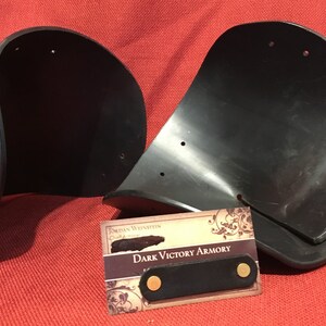 Rugged HDPE Knee or Elbow Cops for SCA Rattan Combat Armored LARP Faire ...