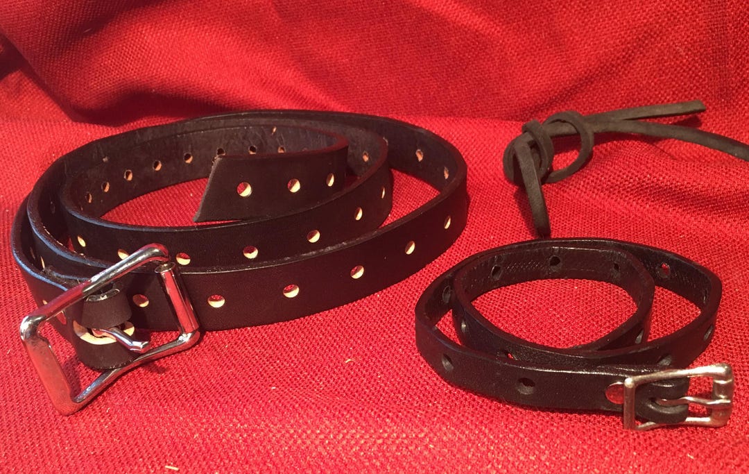 Leather Cross Body Strap Harness Kit for Pauldron Armor - SCA Armored ...