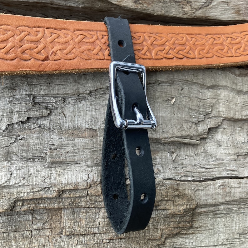 High Quality Black Leather Tankard Strap A Secure Hanger for - Etsy