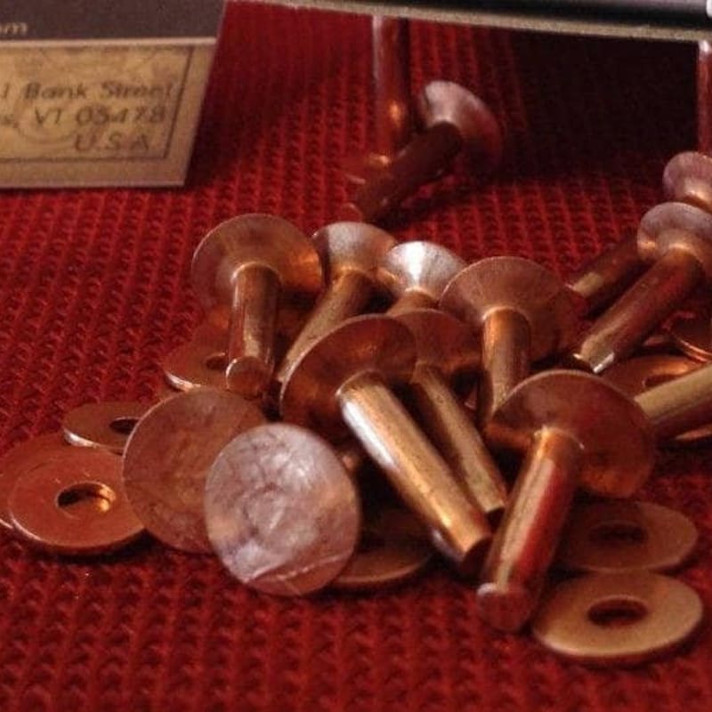 Copper Rivets - Etsy