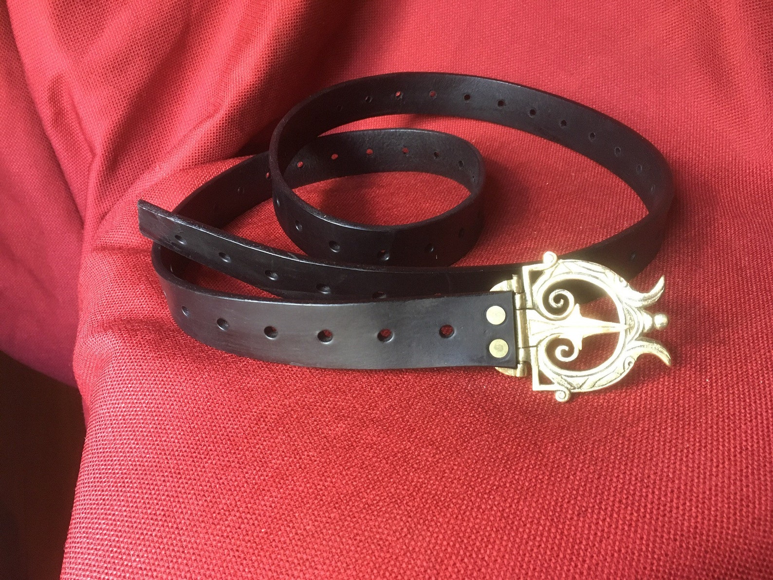 Roman Buckle Belt 1.25 Wide Brass Historical Hinged | Etsy