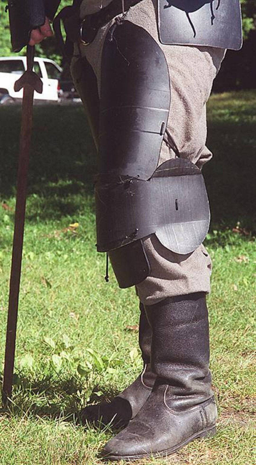 Leg Armor From Dark Victory Armory SCA Legal LARP REN Medieval Fighting ...