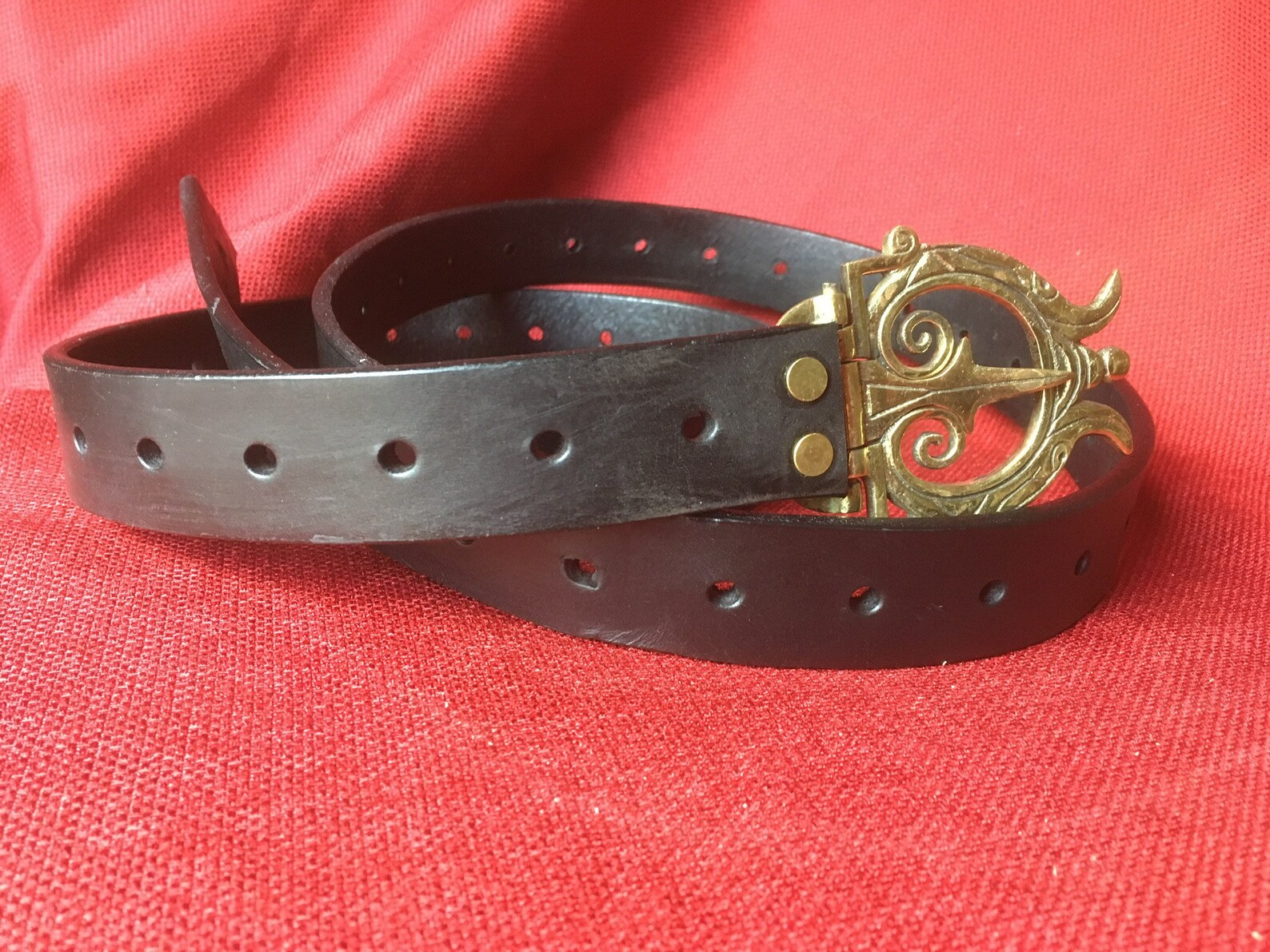Roman Buckle Belt 1.25 Wide Brass Historical Hinged | Etsy