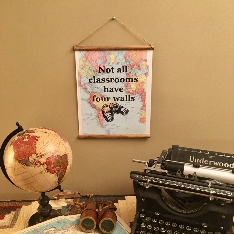 11x14 Hanging 15. Not All Classrooms Have Four Walls Hand | Etsy