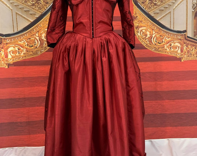 Colonial Georgian 1780's Polonaise Robe - Etsy