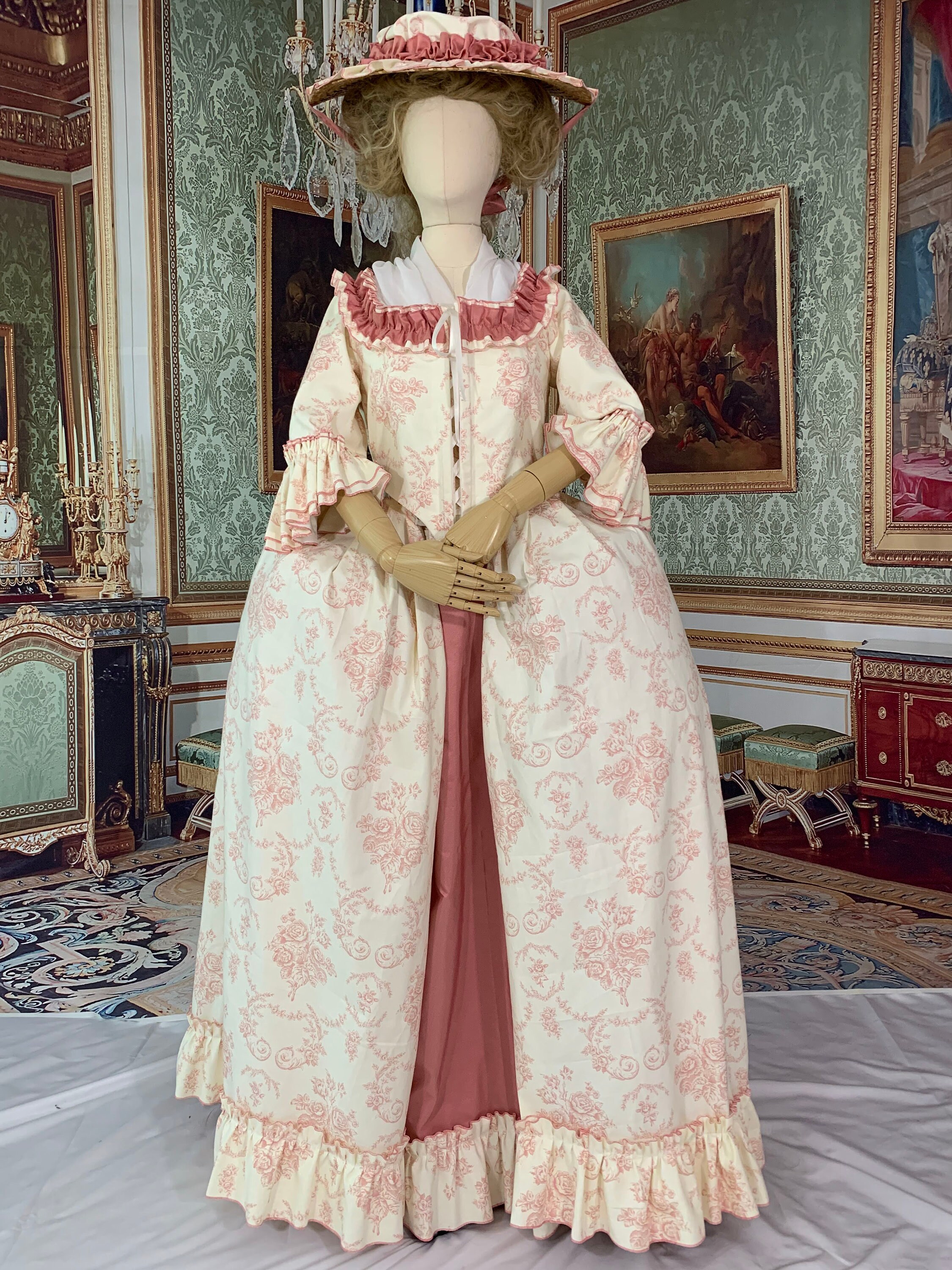 18th Century Colonial Rococo Baroque Georgian Marie