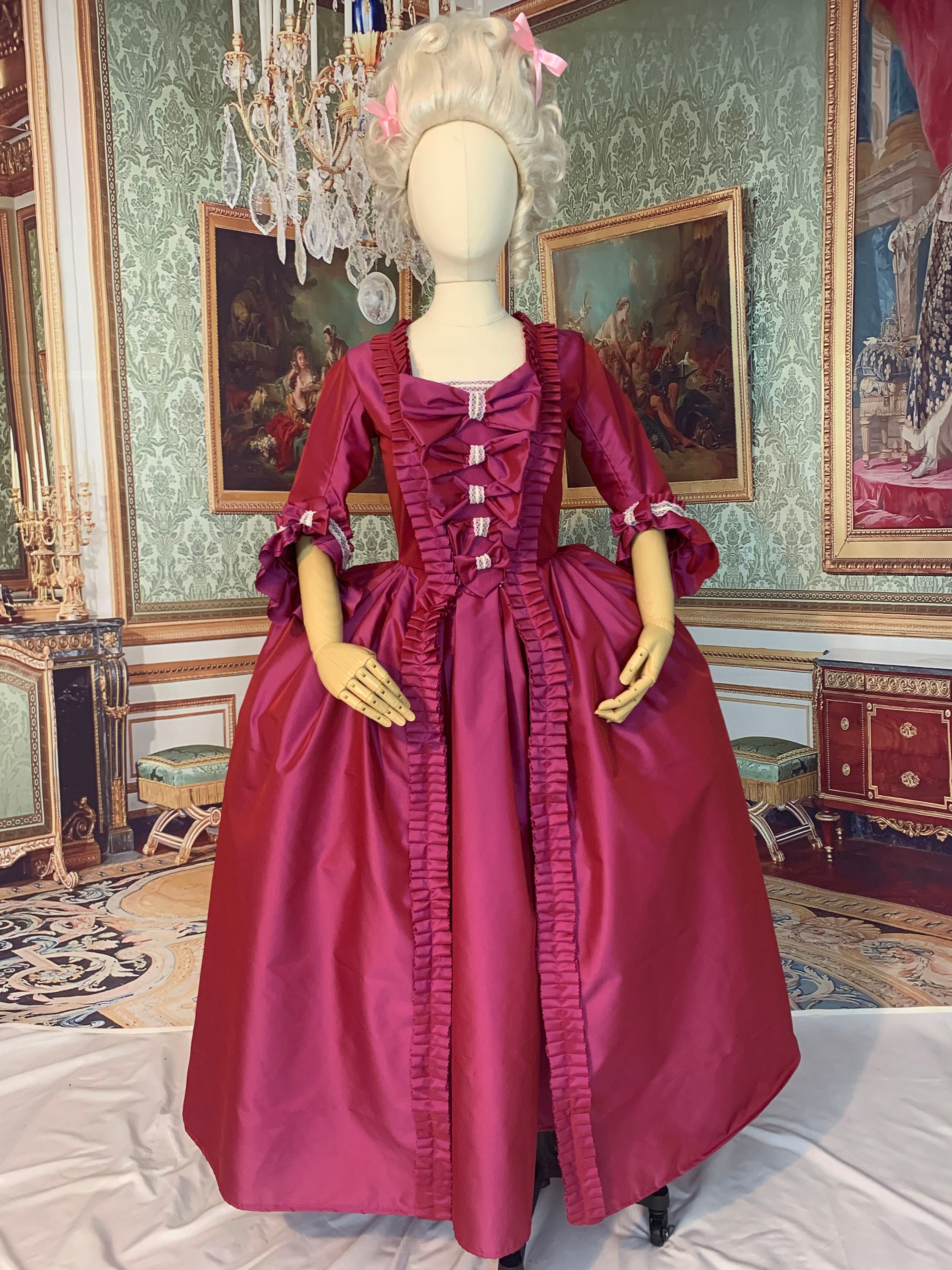 18th Century Baroque Rococo Marie Antoinette Gown Robe | Etsy UK