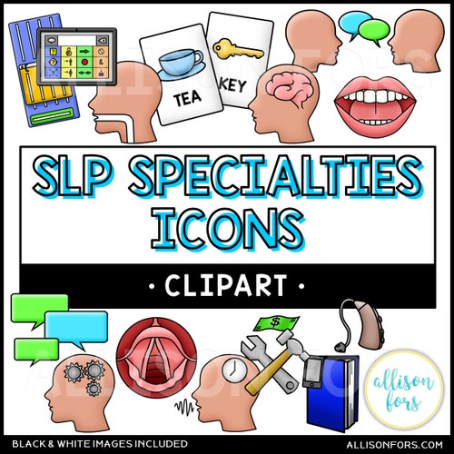 SLP Doodle Vector Icons. Speech Language Therapy Doodle Icons - Etsy