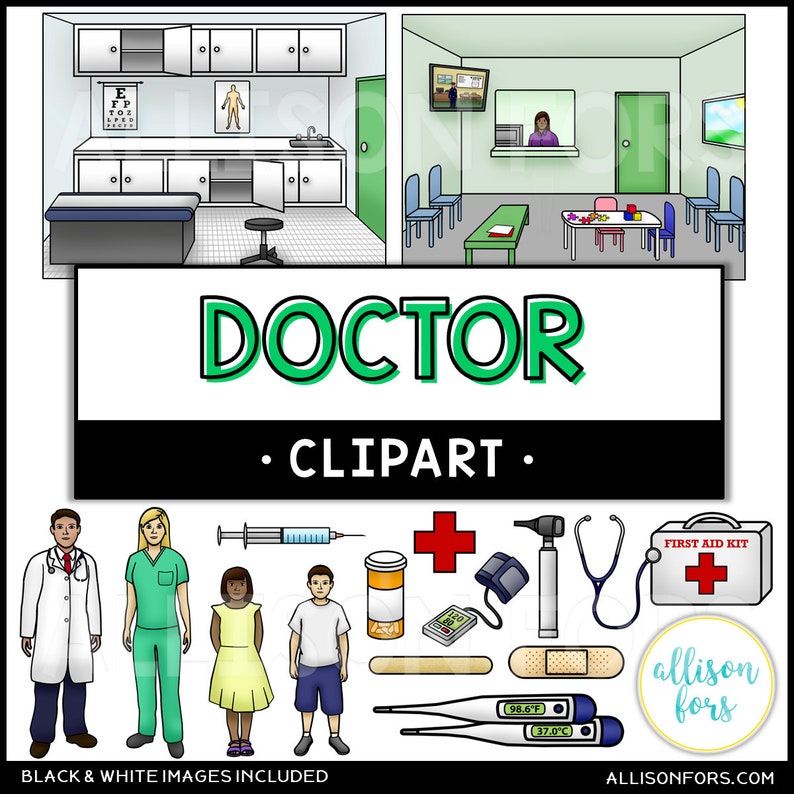 Doctor Clip Art - Etsy