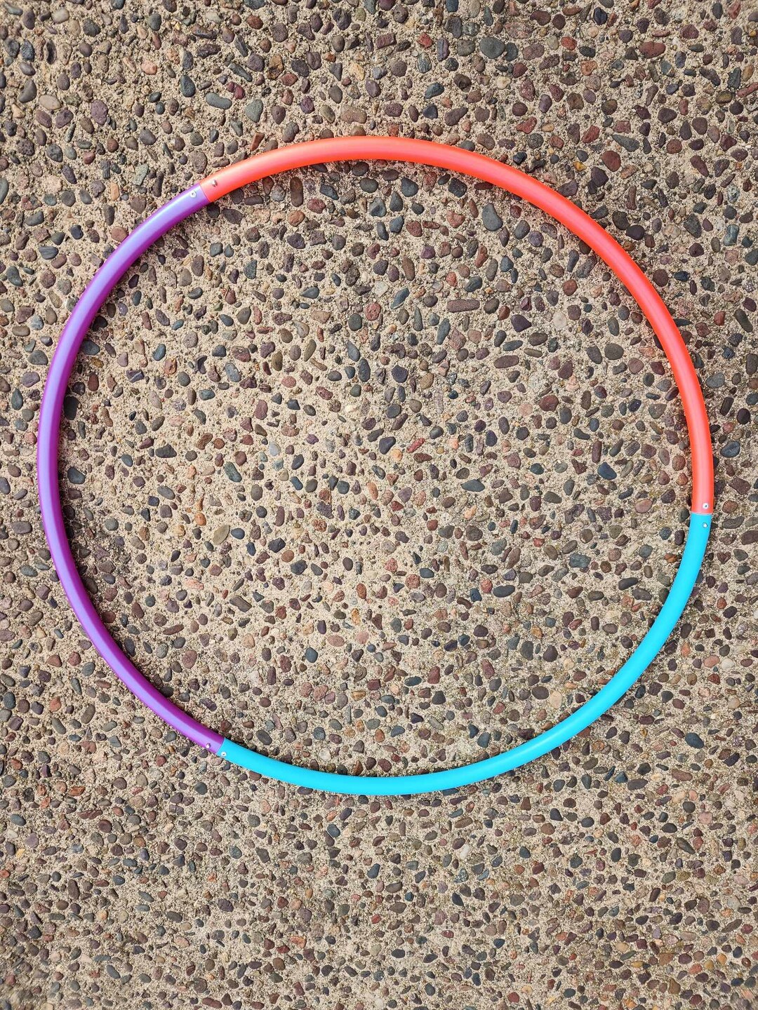 27" 3/4 3 Piece Sectional Hula Hoop - Blue, Red, Purple - Etsy