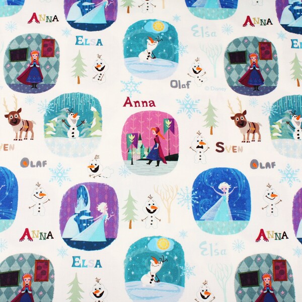 Frozen Fabric - Etsy