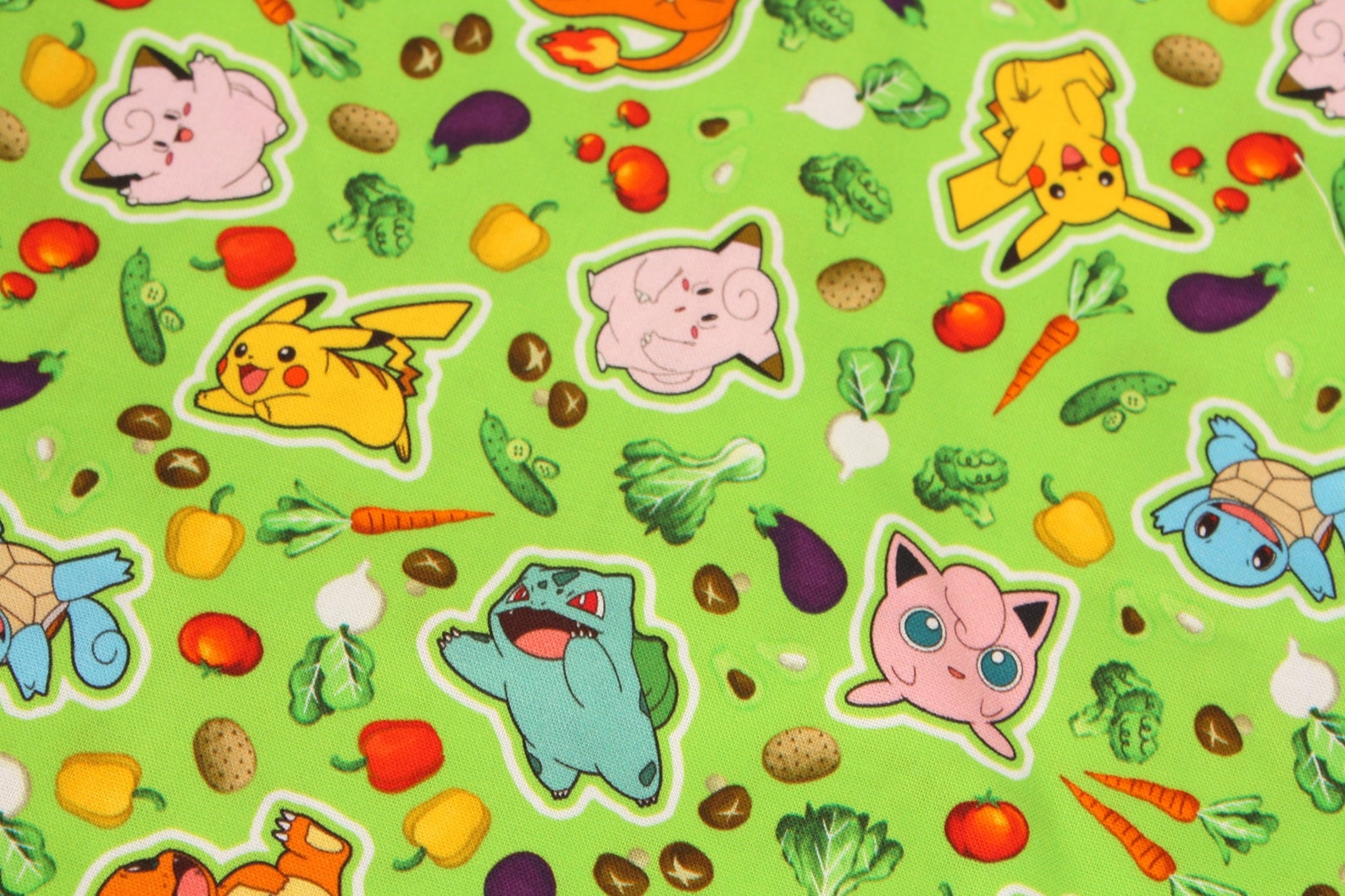 Vegetables Pocket Monster Pokemon Pikachu Squirtle Bulbasaur | Etsy
