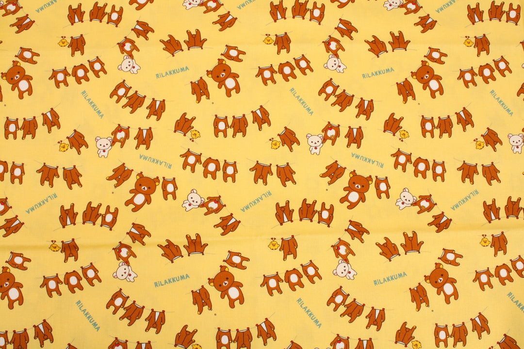 Rilakkuma Character Fabric Made in Japan by the Half Yard - Etsy
