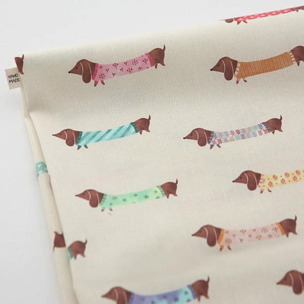 Dachshund Fabric - Etsy