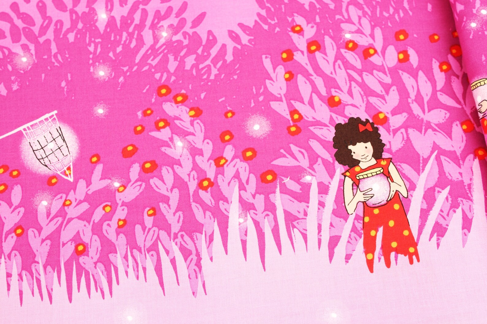 Wee Wander Summer Night Lights Sarah Jane Fabric by Michael | Etsy