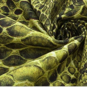 Snake Skin Patterned Fabric, Digital Textile Printing Made in Korea ...