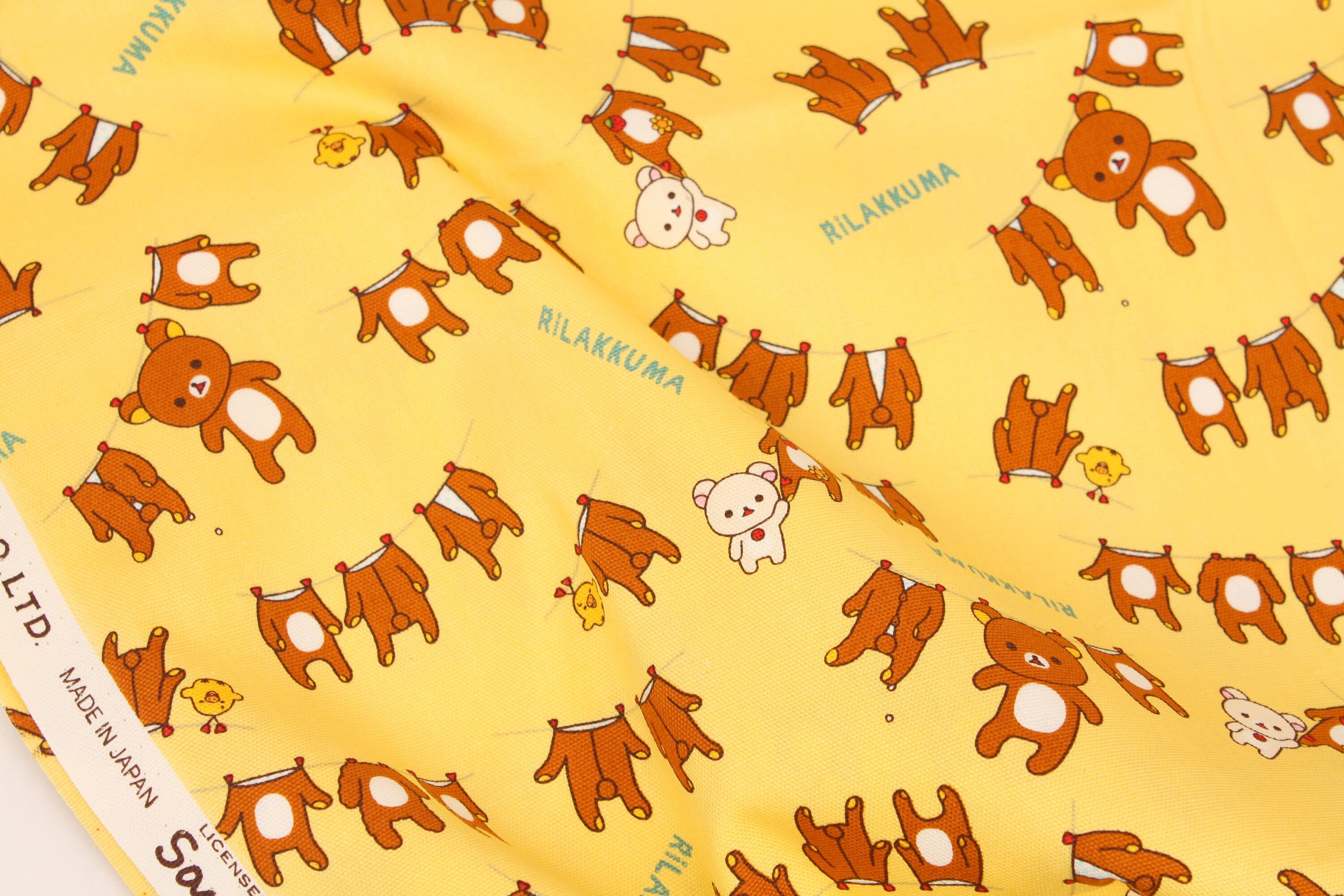Rilakkuma Character Fabric Made in Japan by the Half Yard - Etsy