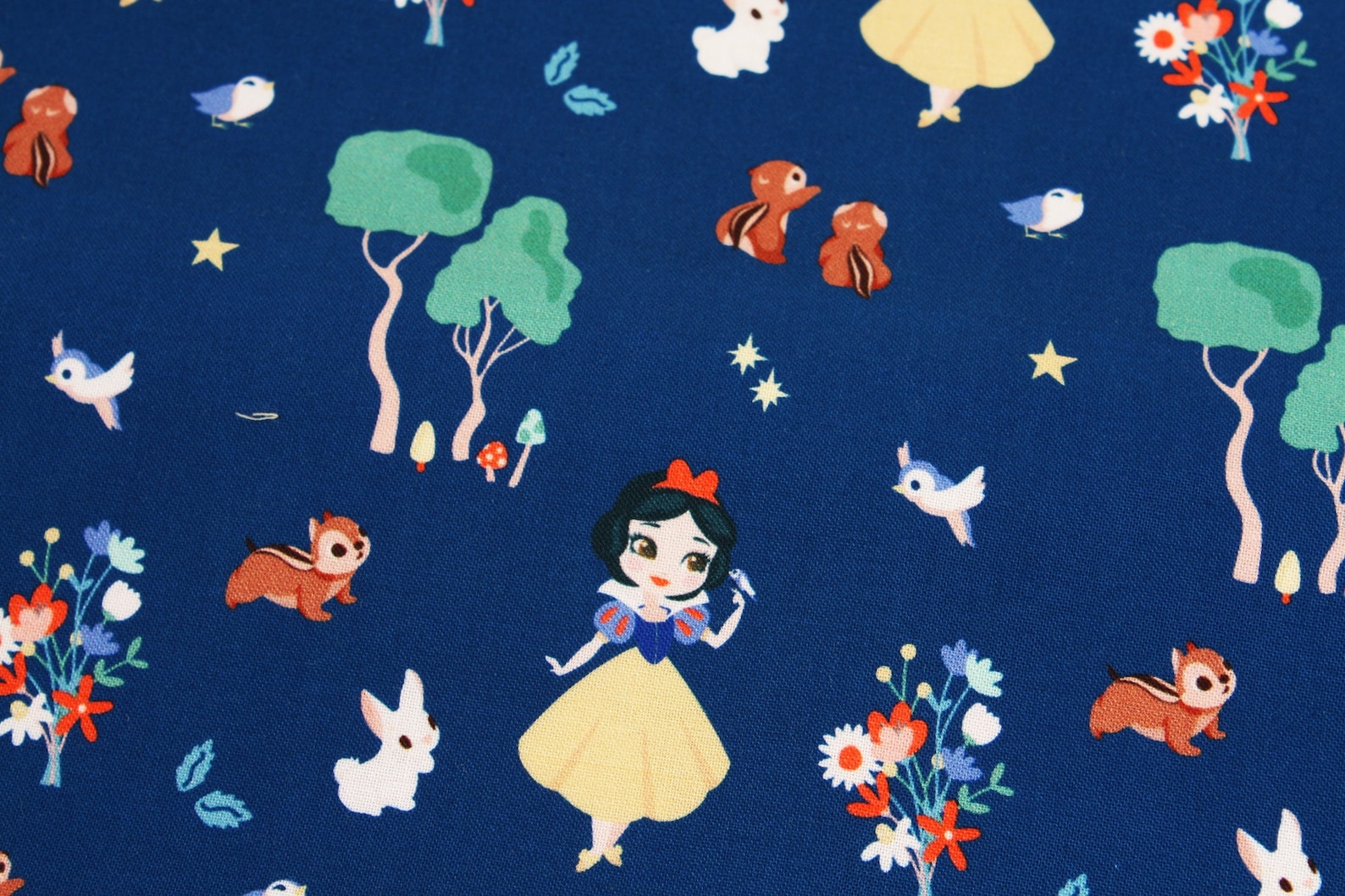 Disney Princess Snow White Fabric Printed in Korea by the Half | Etsy