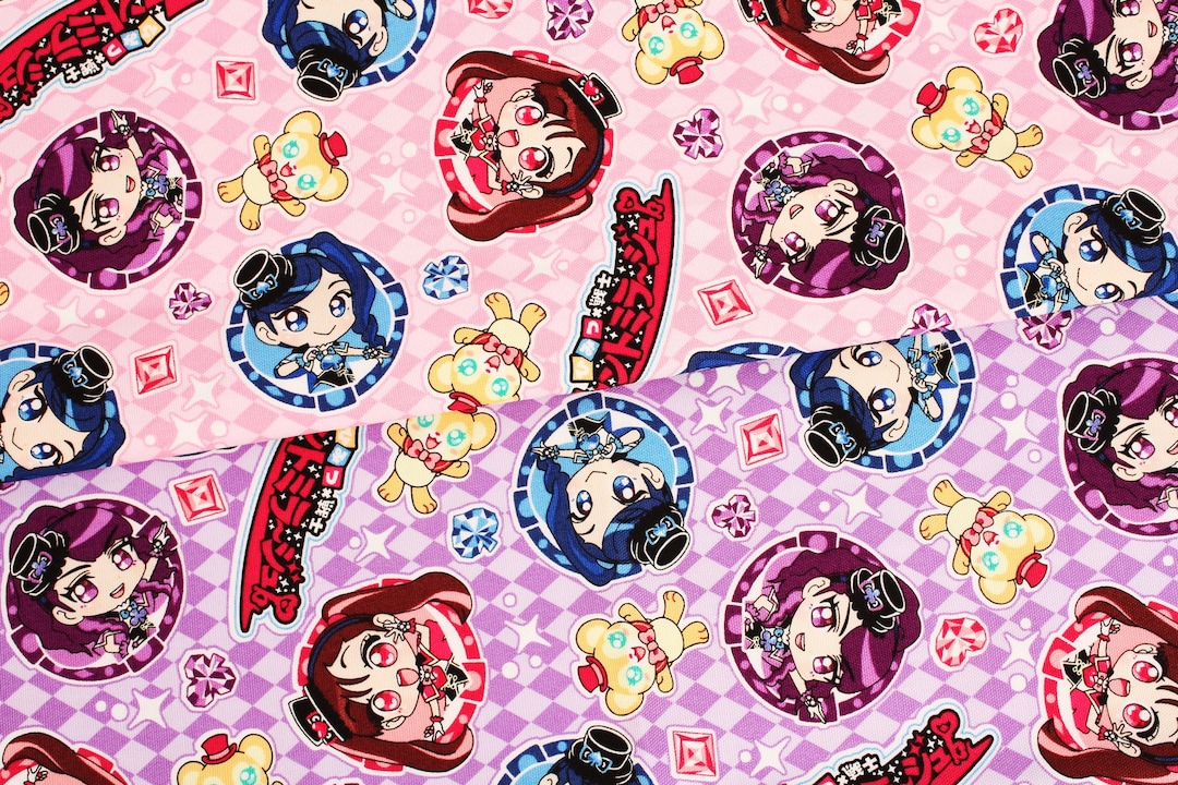 Secret Heroine Phantomirage Character Fabric Made in Japan - Etsy Denmark
