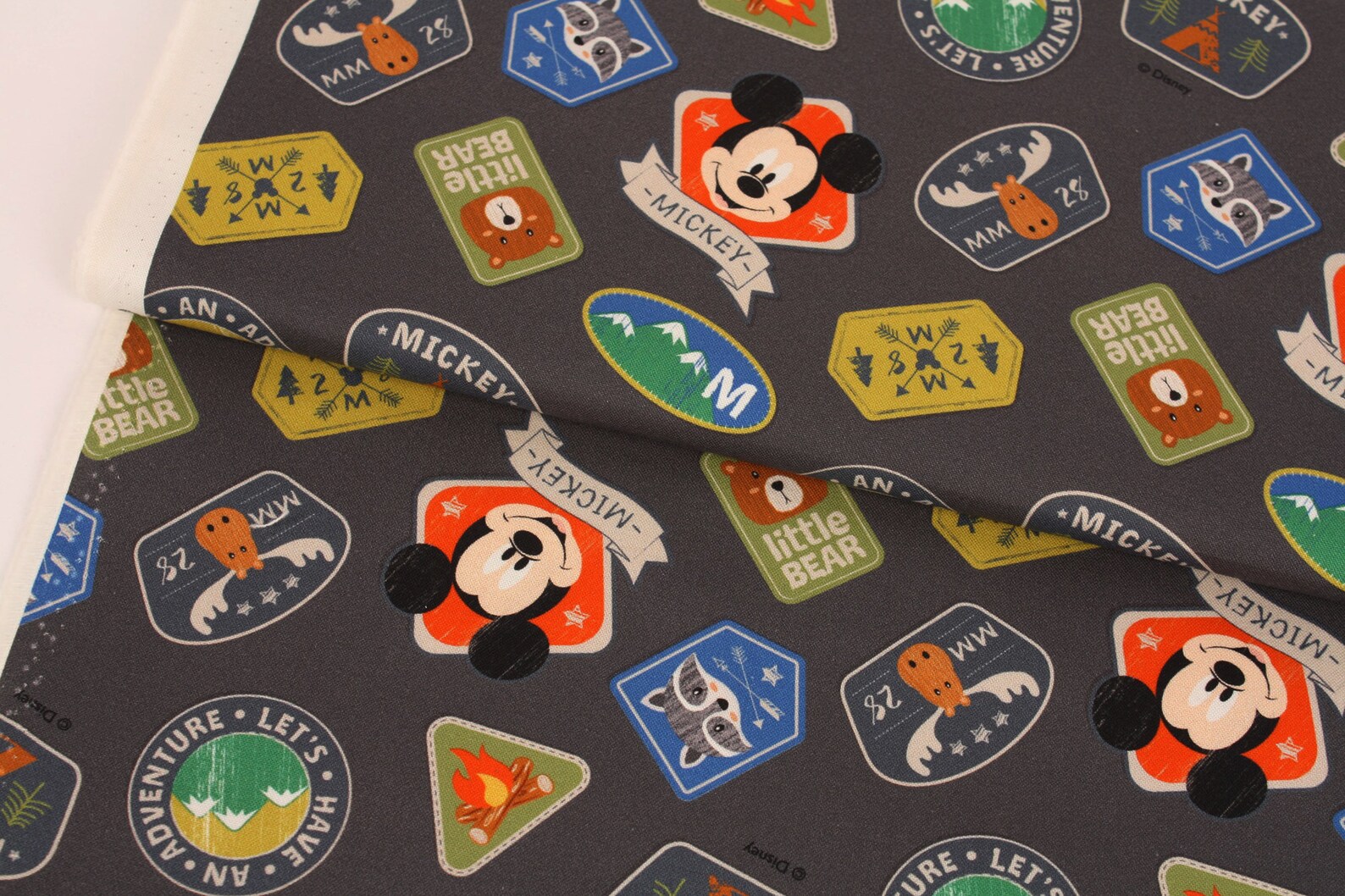 Disney Mickey Mouse Character Fabric Made in Korea by the Half | Etsy