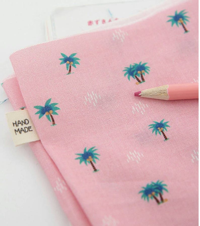 Palm Tree Patterned Fabric Tropical sewing Quilt DTP made | Etsy