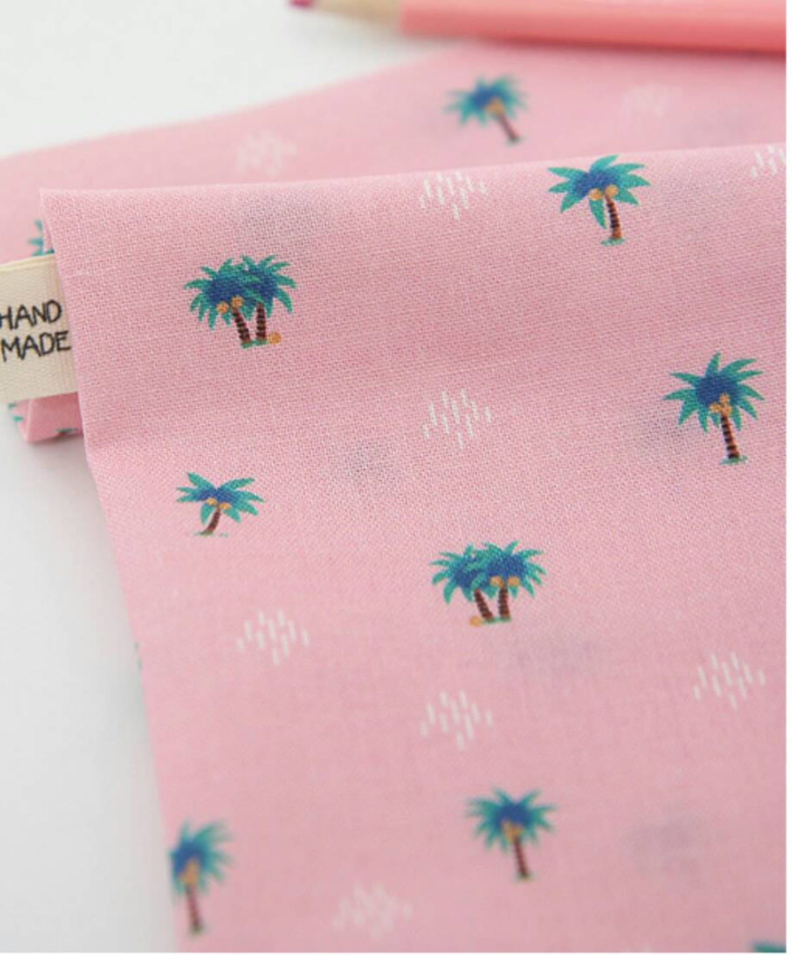 Palm Tree Patterned Fabric Tropical Sewing Quilt DTP Made - Etsy