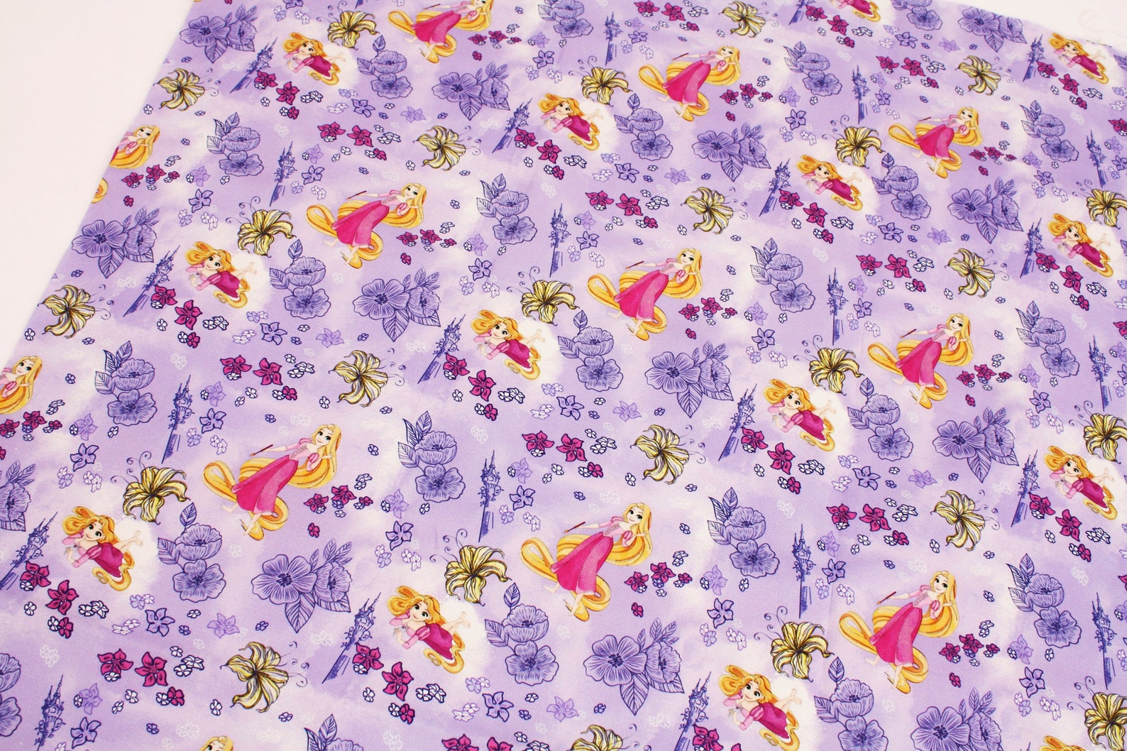 Disney Princess Rapunzel Fabric printed in Korea by the Half | Etsy