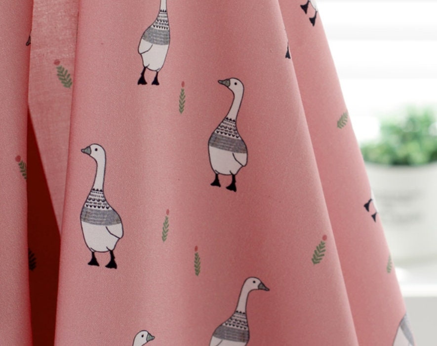 Goose Ethnic Patterned Fabric made in Korea by Half Yard | Etsy