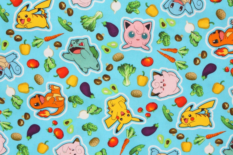 Vegetables Pocket Monster Pokemon Pikachu Squirtle Bulbasaur - Etsy