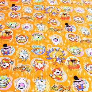 Yokai Watch Character Fabric Made in Japan by Half Yard - Etsy